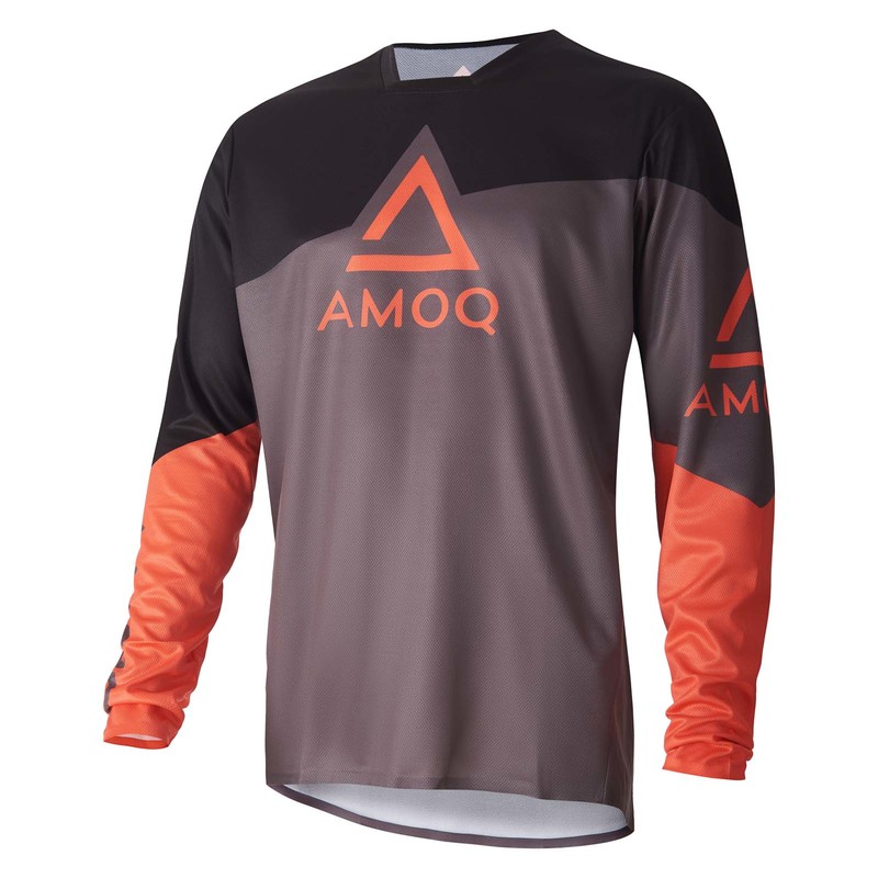 AMOQ Ascent Strive Körskjorta Musta/Oranssi - ATVGarage.sewebbutik